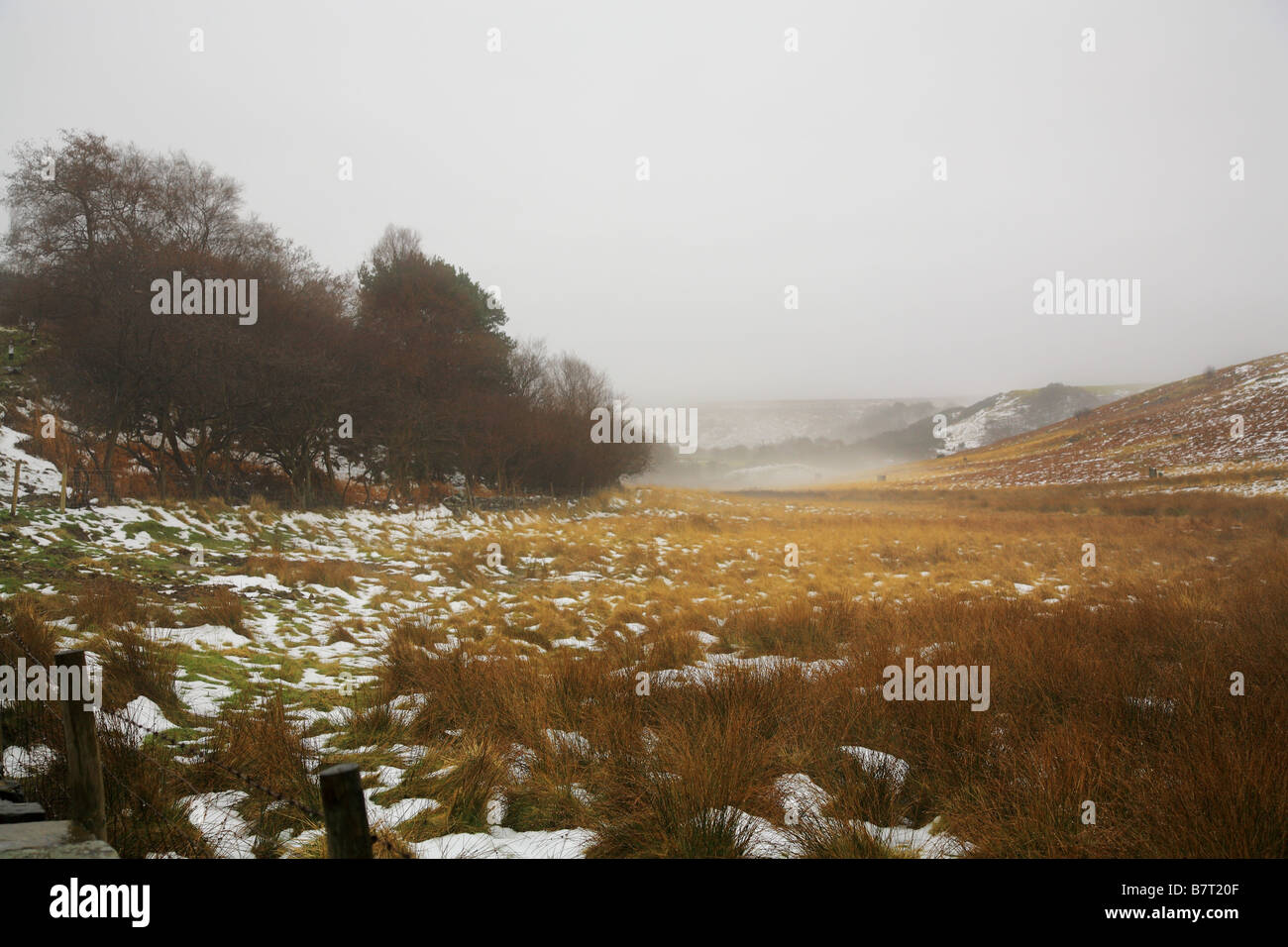 Winter on the North Yorkshire Moors England Stock Photo - Alamy