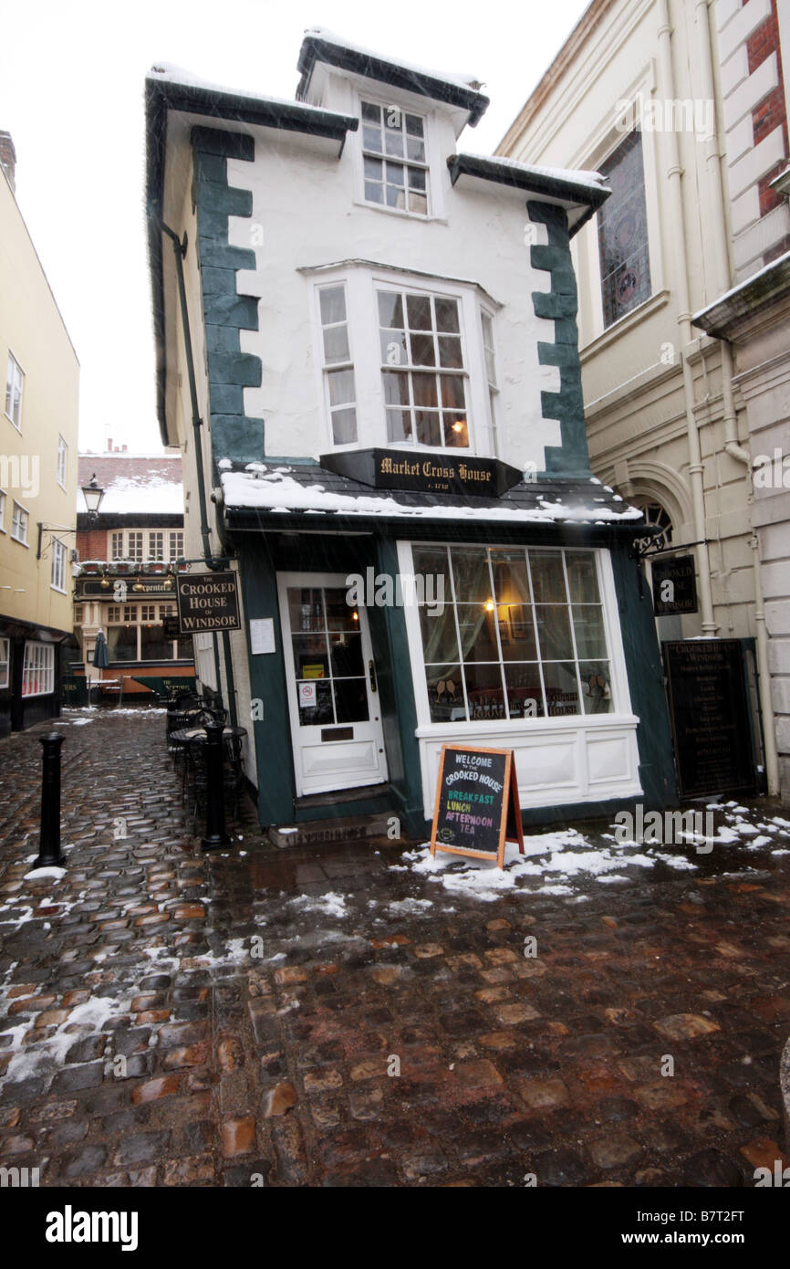 the crooked house windsor Stock Photo - Alamy