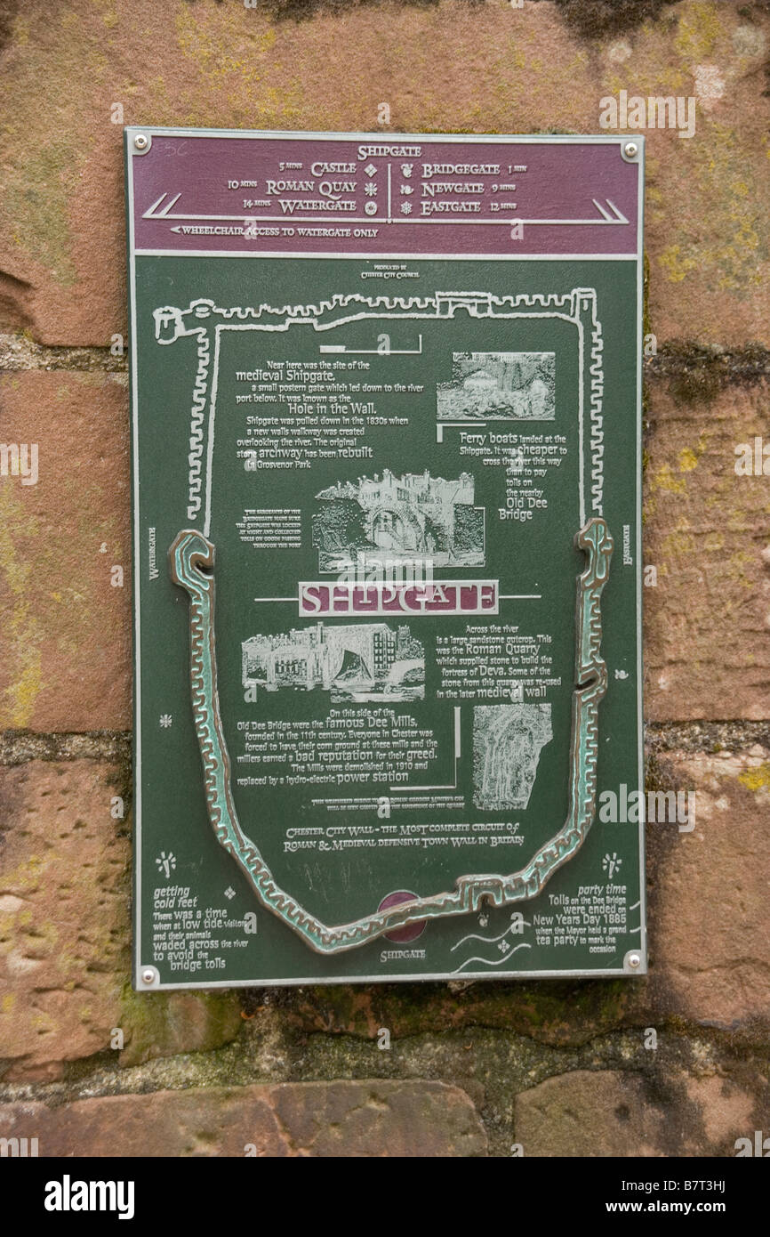 Chester medieval city walls hi-res stock photography and images - Alamy