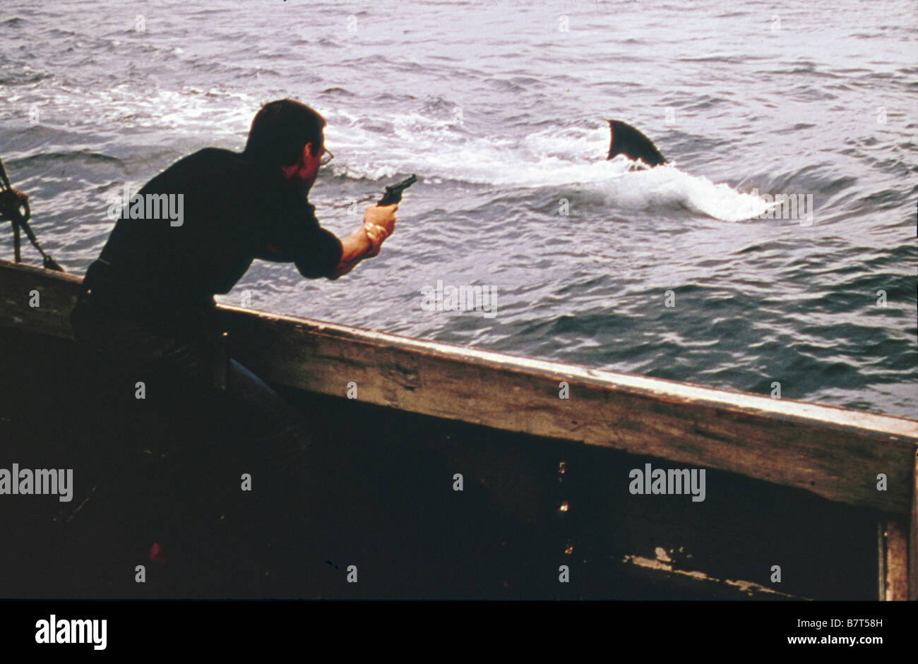 Jaws Year: 1975 USA Roy Scheider Director: Steven Spielberg Stock Photo - Alamy
