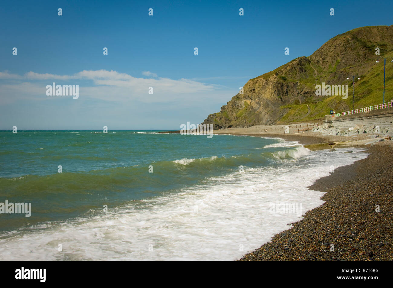 North Beach Aberystwyth Wales Stock Photo - Alamy