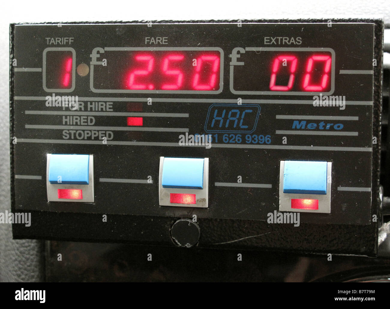 Taxi meter hi-res stock photography and images - Alamy