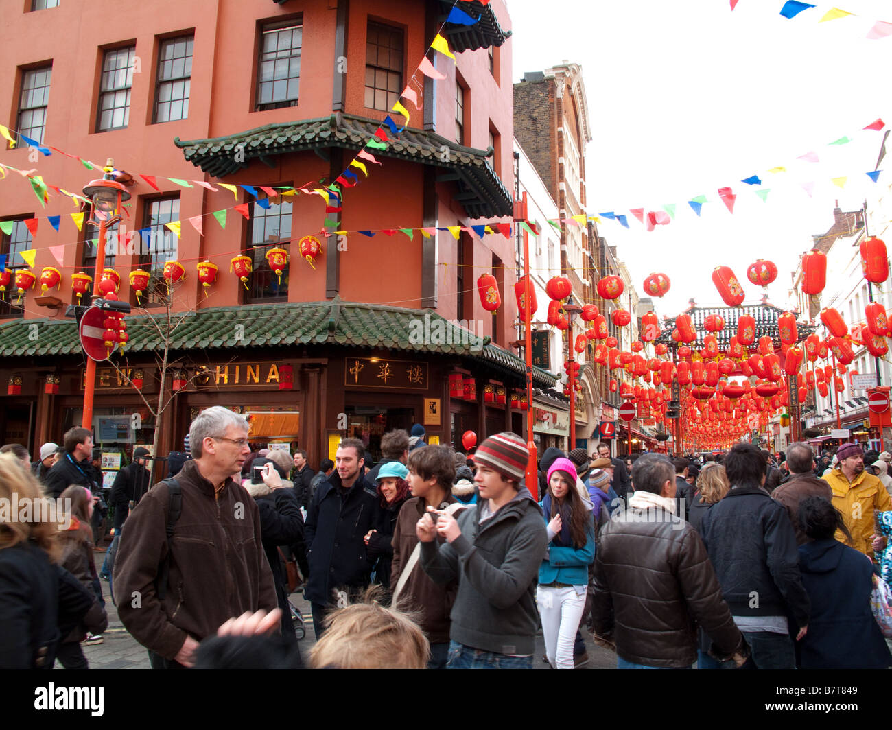 Chinese New Year 2009 London China Town Stock Photo - Alamy