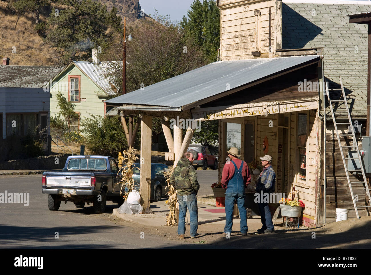 Mitchell Oregon USA Stock Photo - Alamy