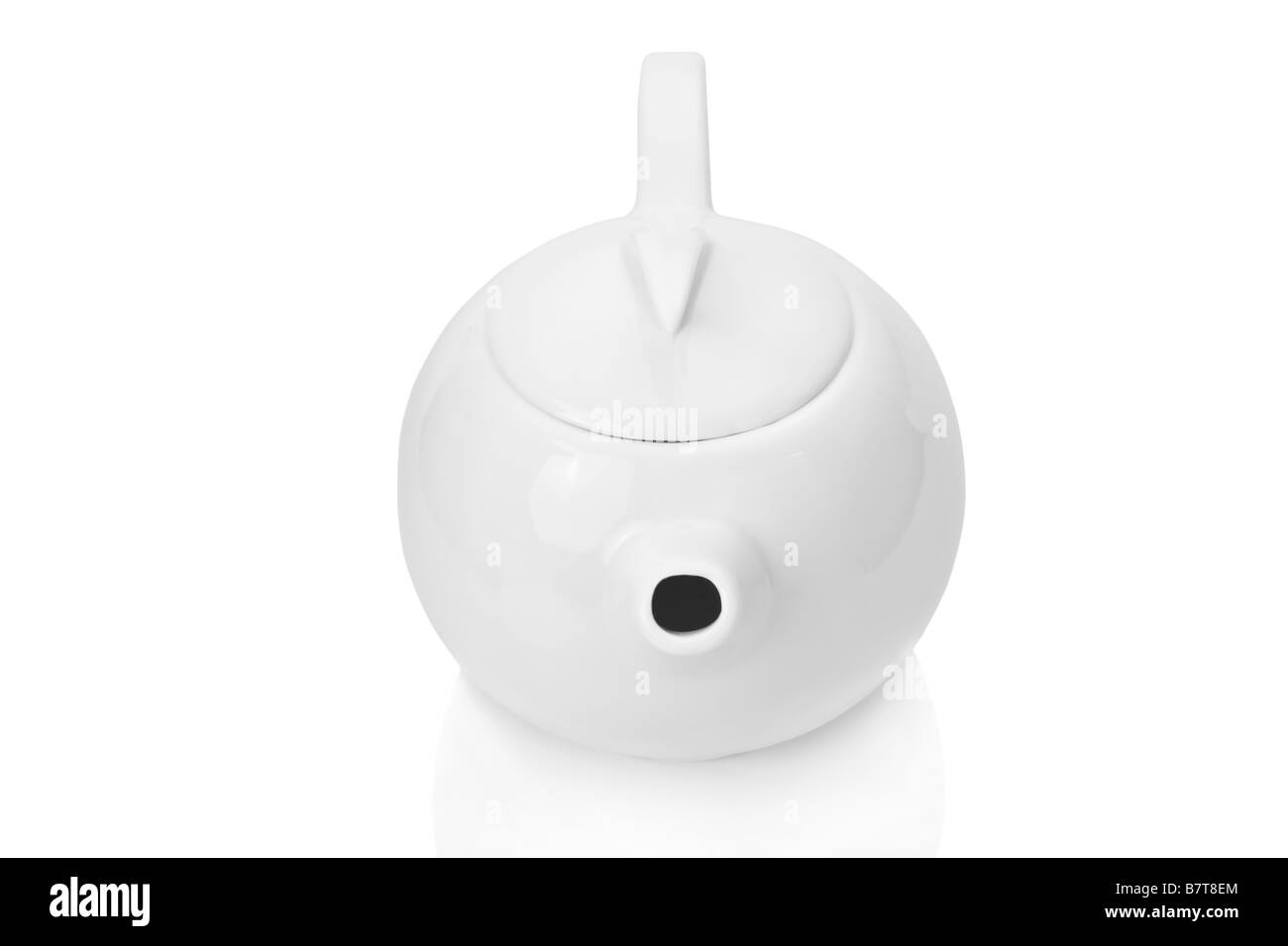 White tea pot on Black and White Stock Photos & Images - Alamy