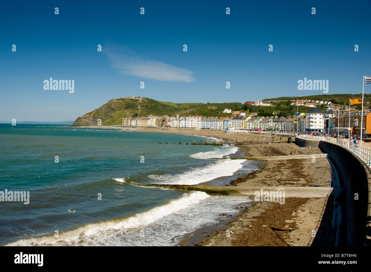 North Beach. Aberystwyth Wales Stock Photo - Alamy