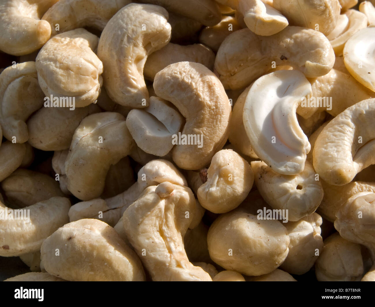 close-up of loose roasted cashew nuts Stock Photo - Alamy