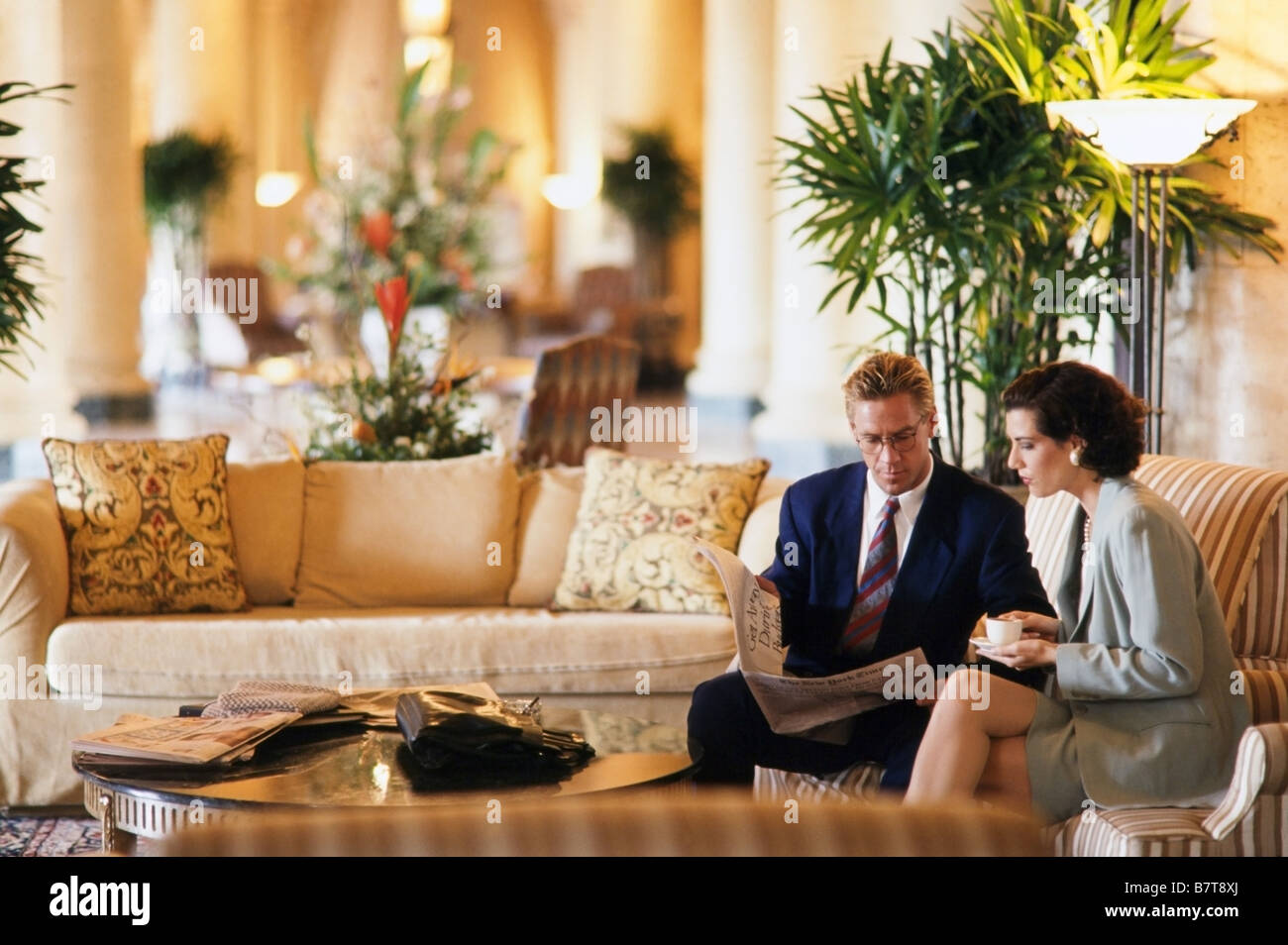 Executives at work in conference room, in a Business Meeting Stock ...