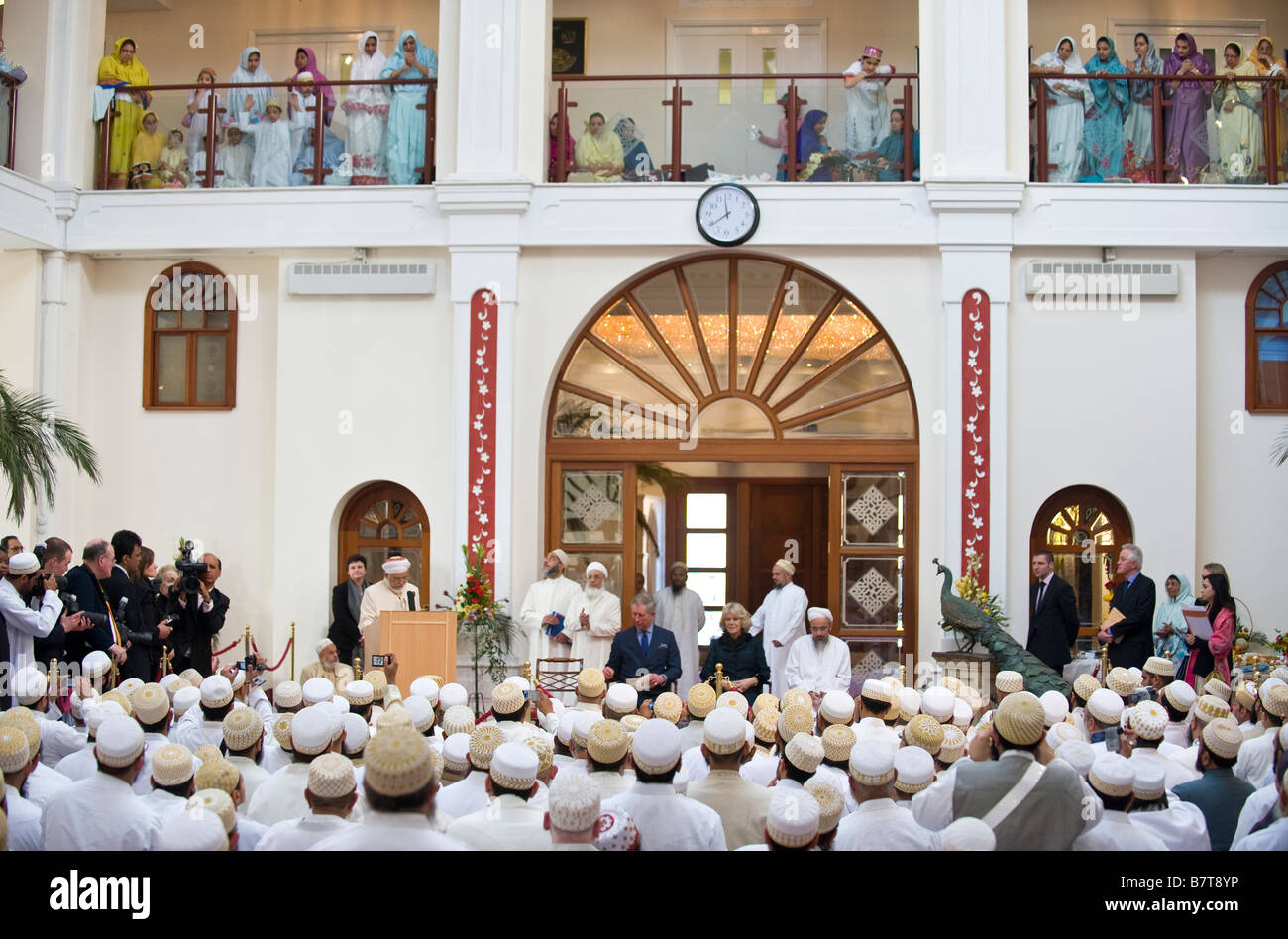 Prince Charles and Camilla visit the Dawoodi Bohra Mosque, Northolt ...