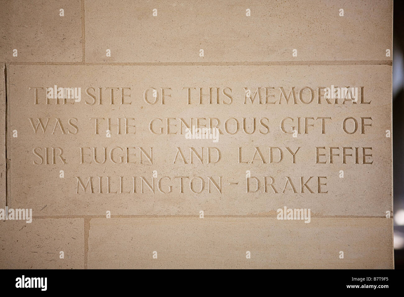 Air Forces Memorial Runnymede - Tablet Recognising Donation of Land by ...
