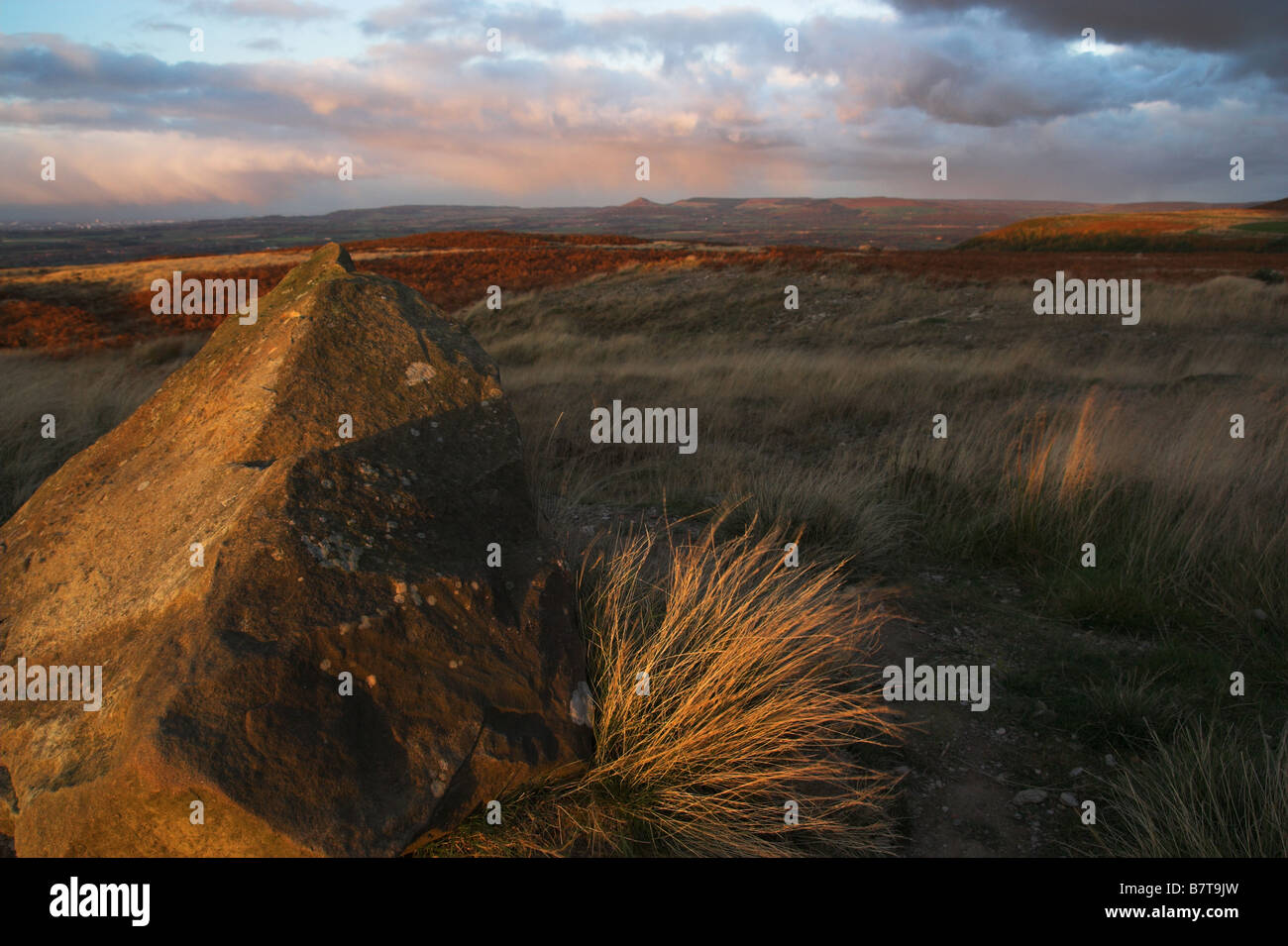 Storm Clearing Roseberry Stock Photo - Alamy