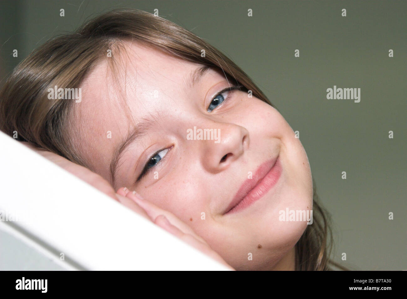 A closeup portrait of a beautiful little girl Stock Photo - Alamy