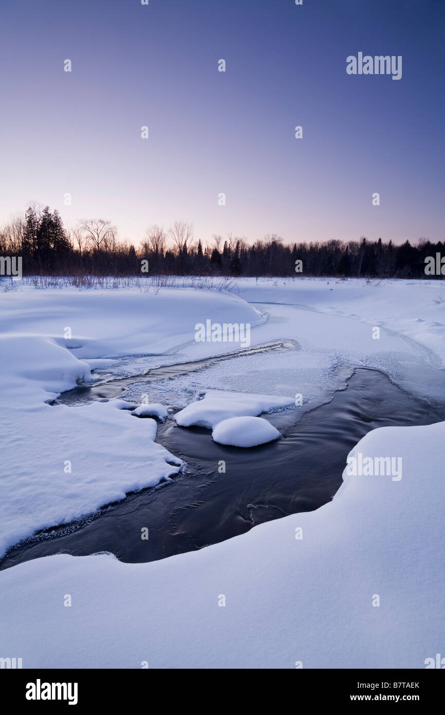 Blue river canada snow hi-res stock photography and images - Alamy