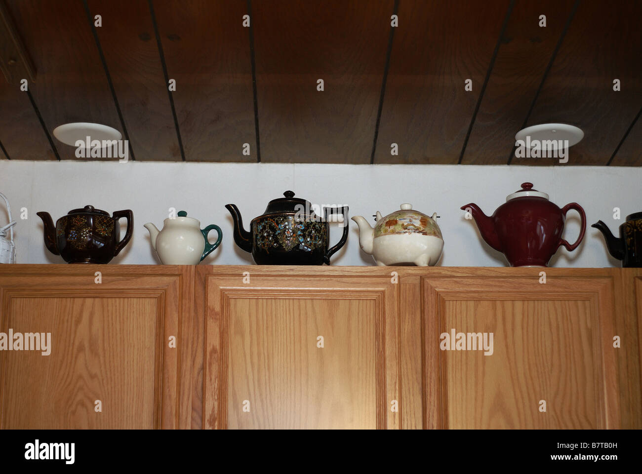 Teapots row collection hi-res stock photography and images - Alamy