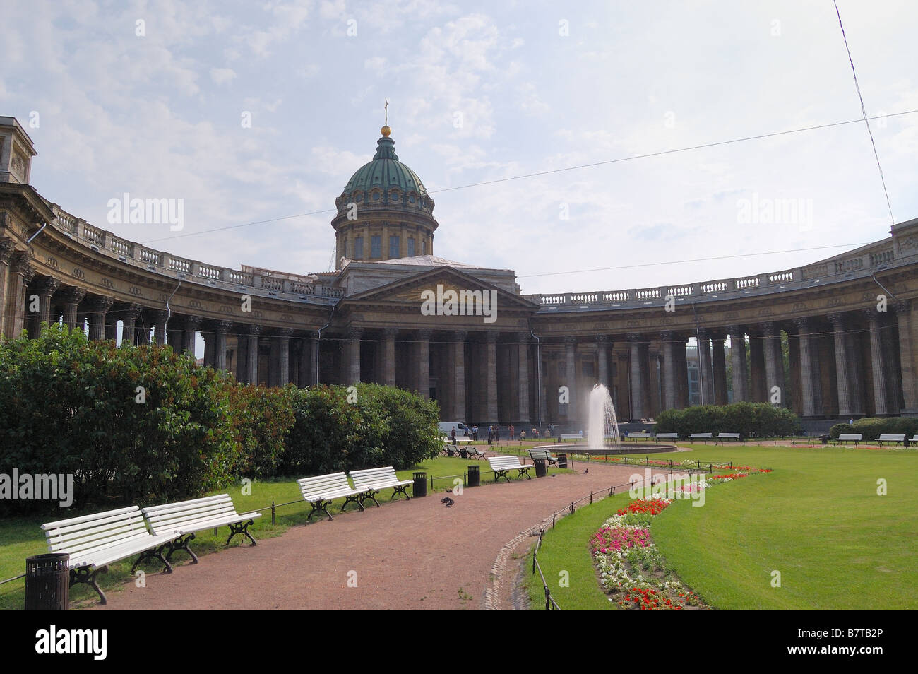 Kazansky Cathedral in Saint-Petersburg,Russia Stock Photo - Alamy