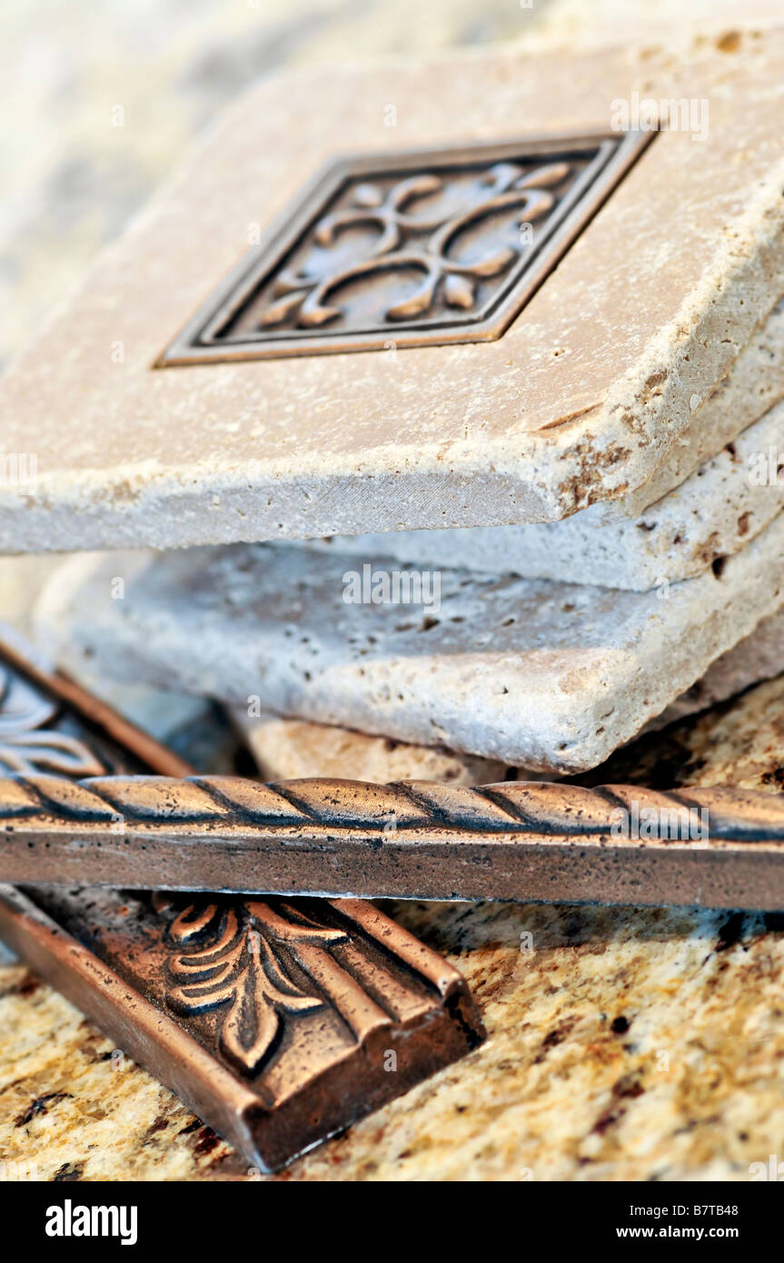 Stacked tile backsplash hi-res stock photography and images - Alamy