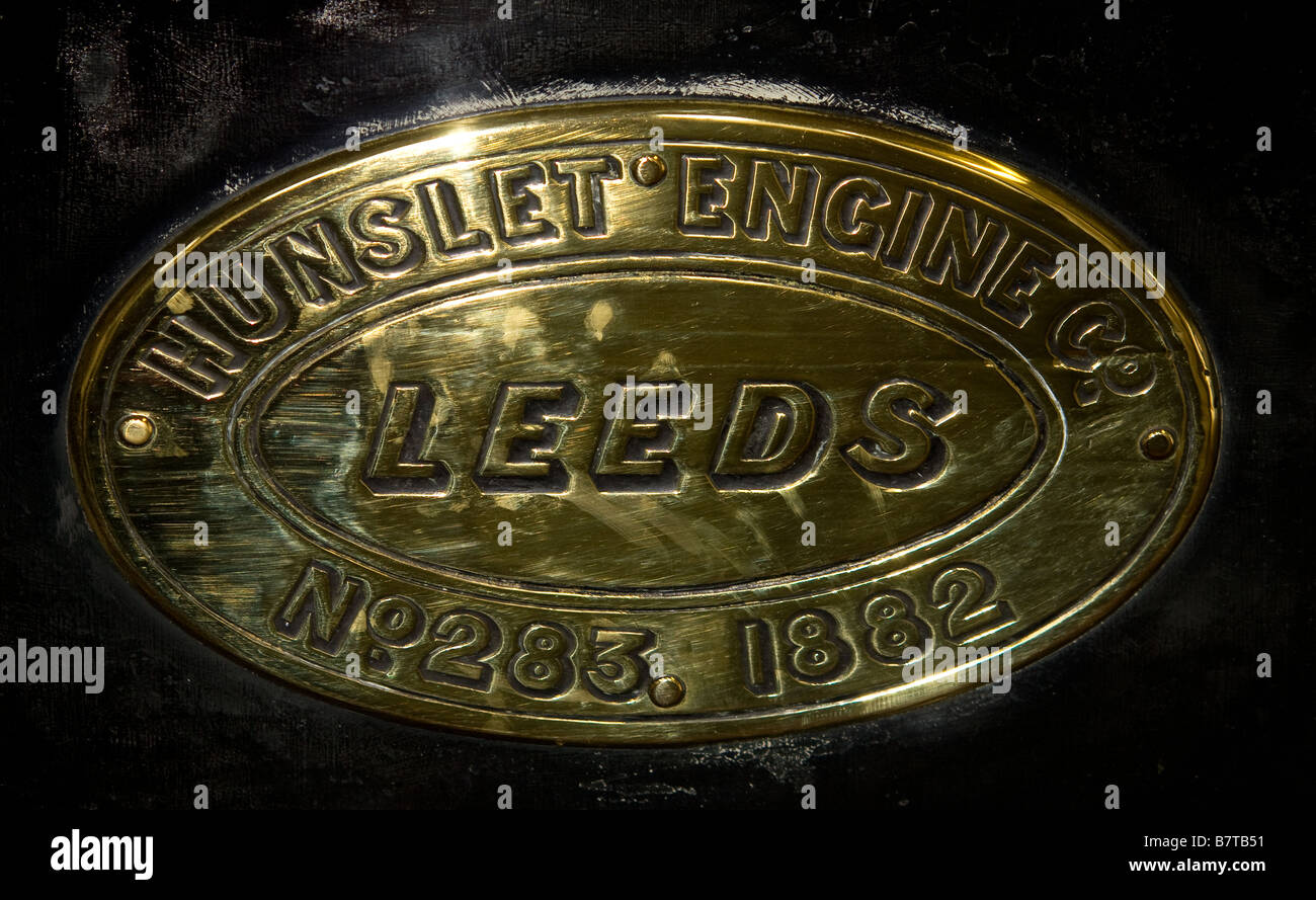 Steam engine plate hi-res stock photography and images - Alamy