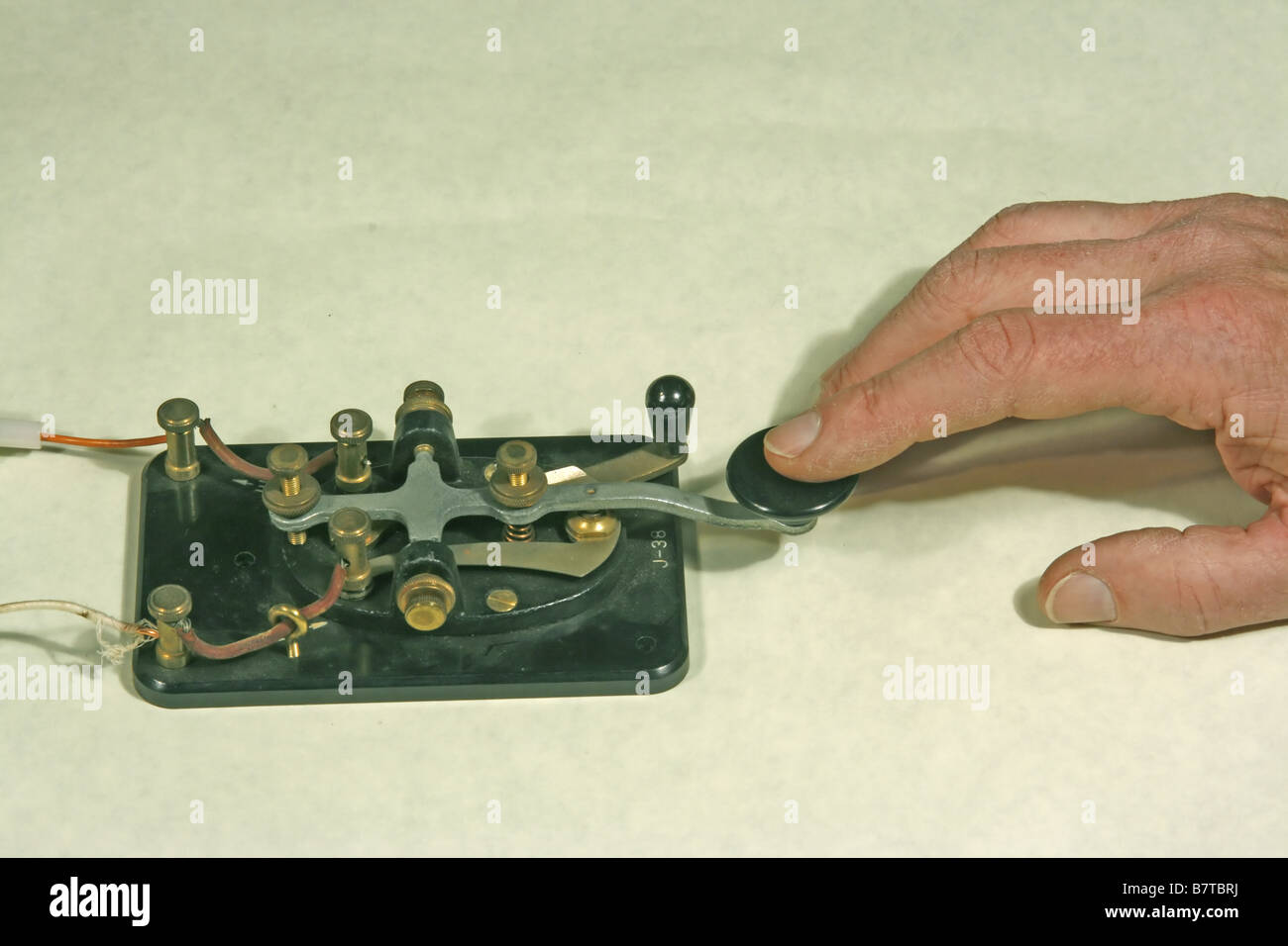 His telegraph key hi-res stock photography and images - Alamy