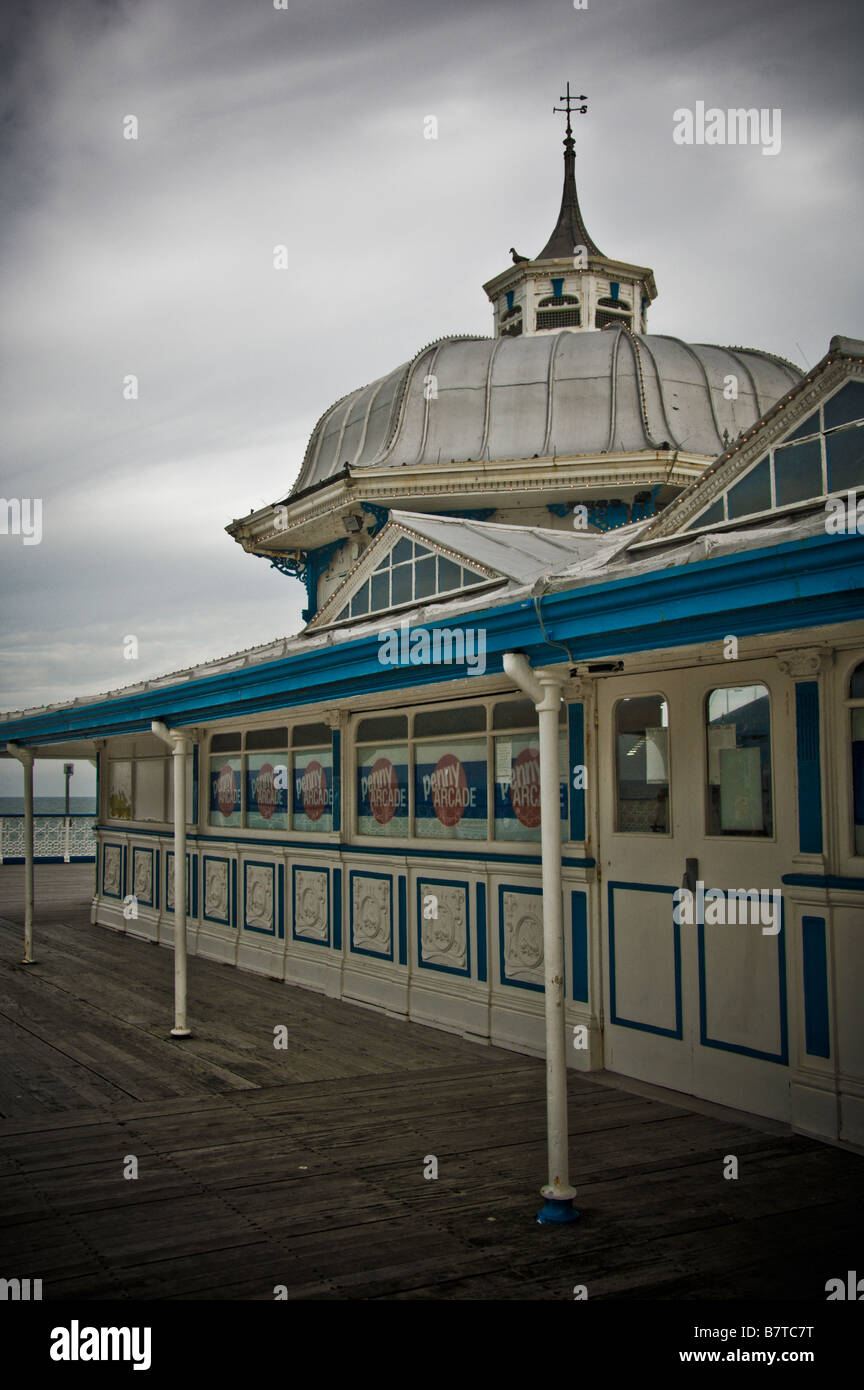 Llandudno pier deck amusements hi-res stock photography and images - Alamy