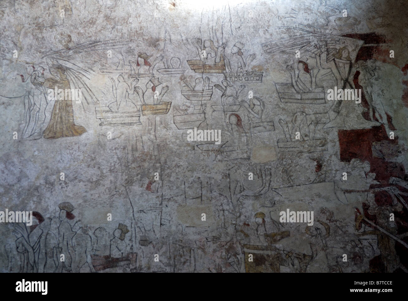 The Doom Painting Blyth Church Stock Photo - Alamy