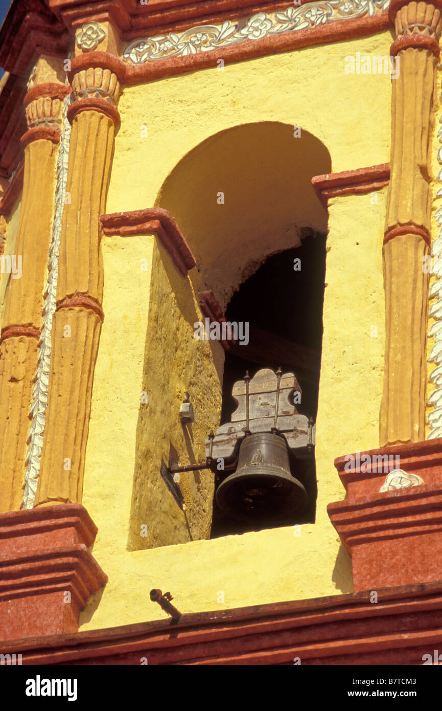 Church bell on San Miguel Arcangel,completed in 1754,located in Conca ...