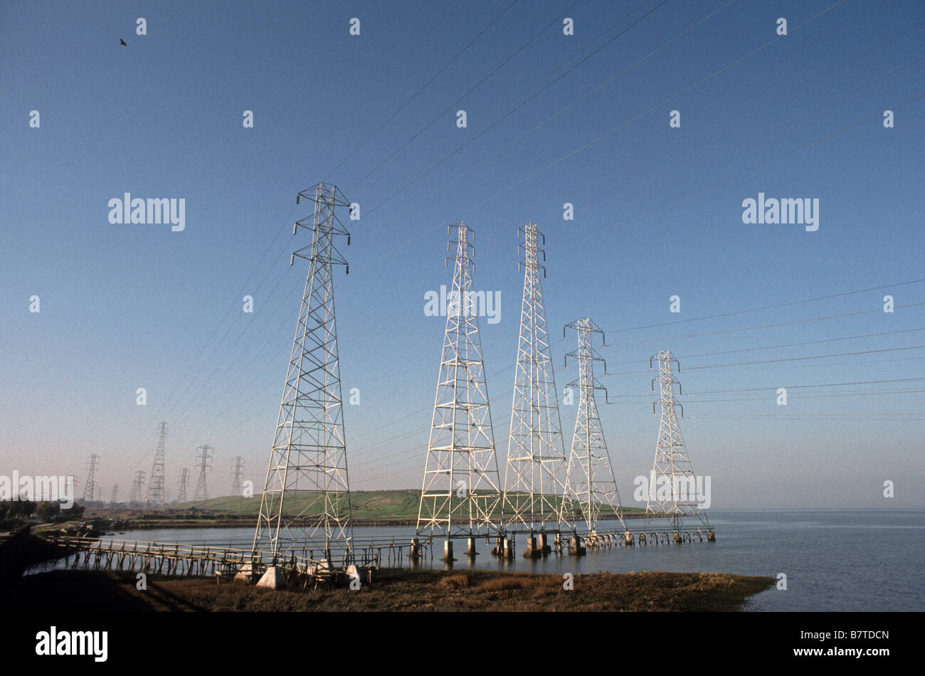 Electric Power Lines California High Resolution Stock Photography and ...