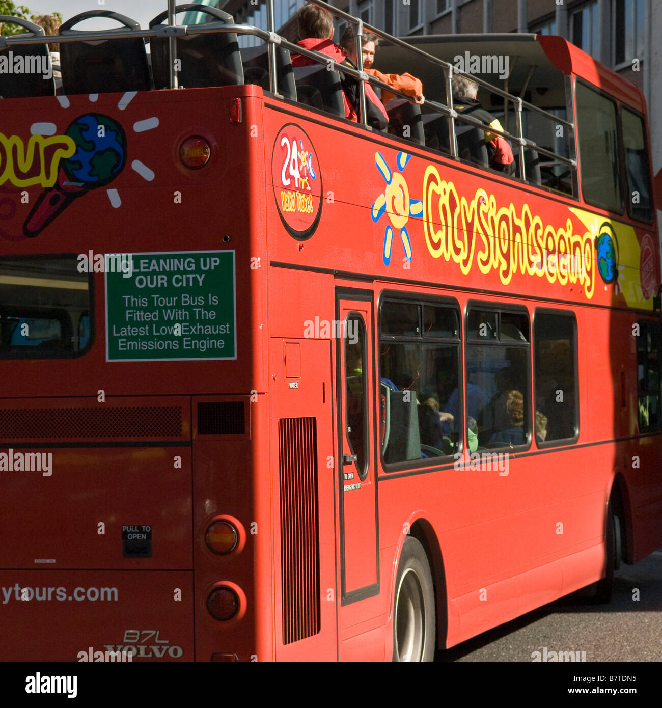 Tourist sightseeing bus, Dublin Ireland, August 2006 Stock Photo - Alamy