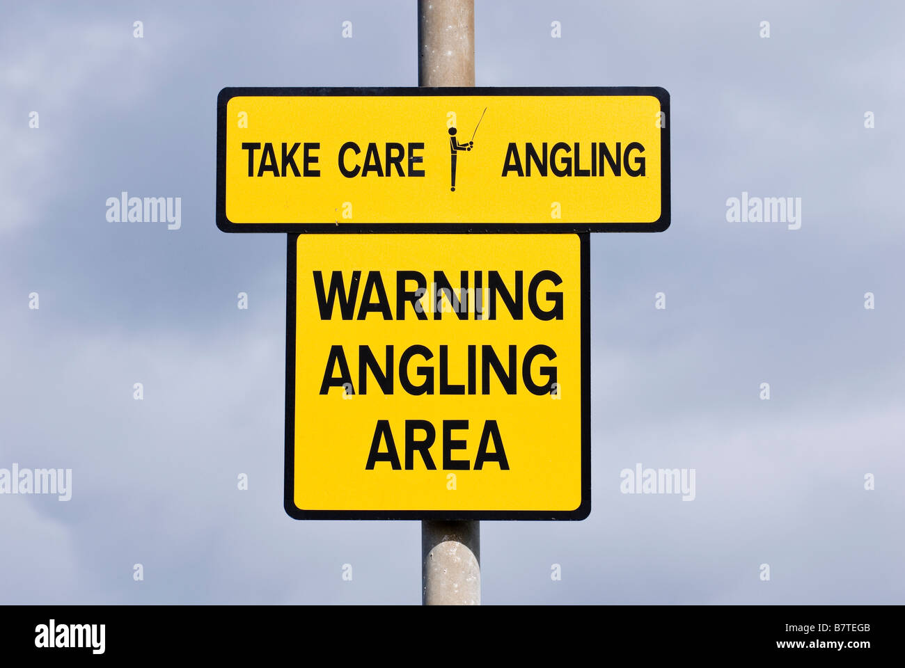 Angler sign, Harbour of Howth Peninsula, Dublin Ireland, August 2006 ...