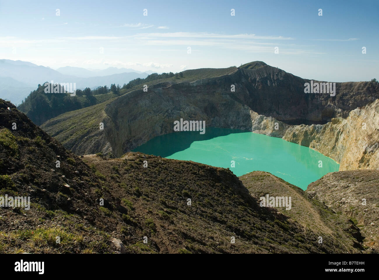 Keli Mutu volcano Stock Photo - Alamy