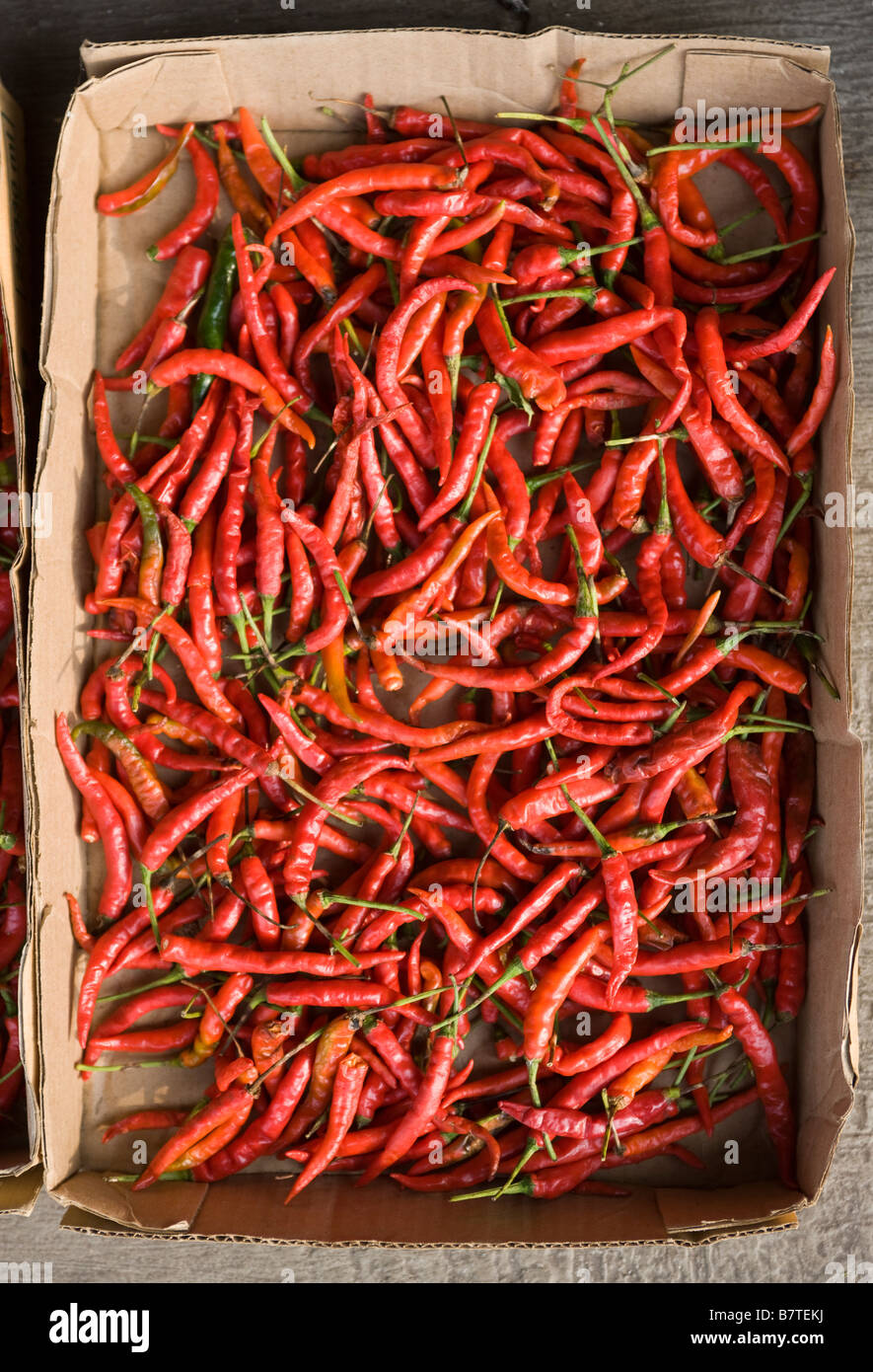 Chilli pepper box hi-res stock photography and images - Alamy