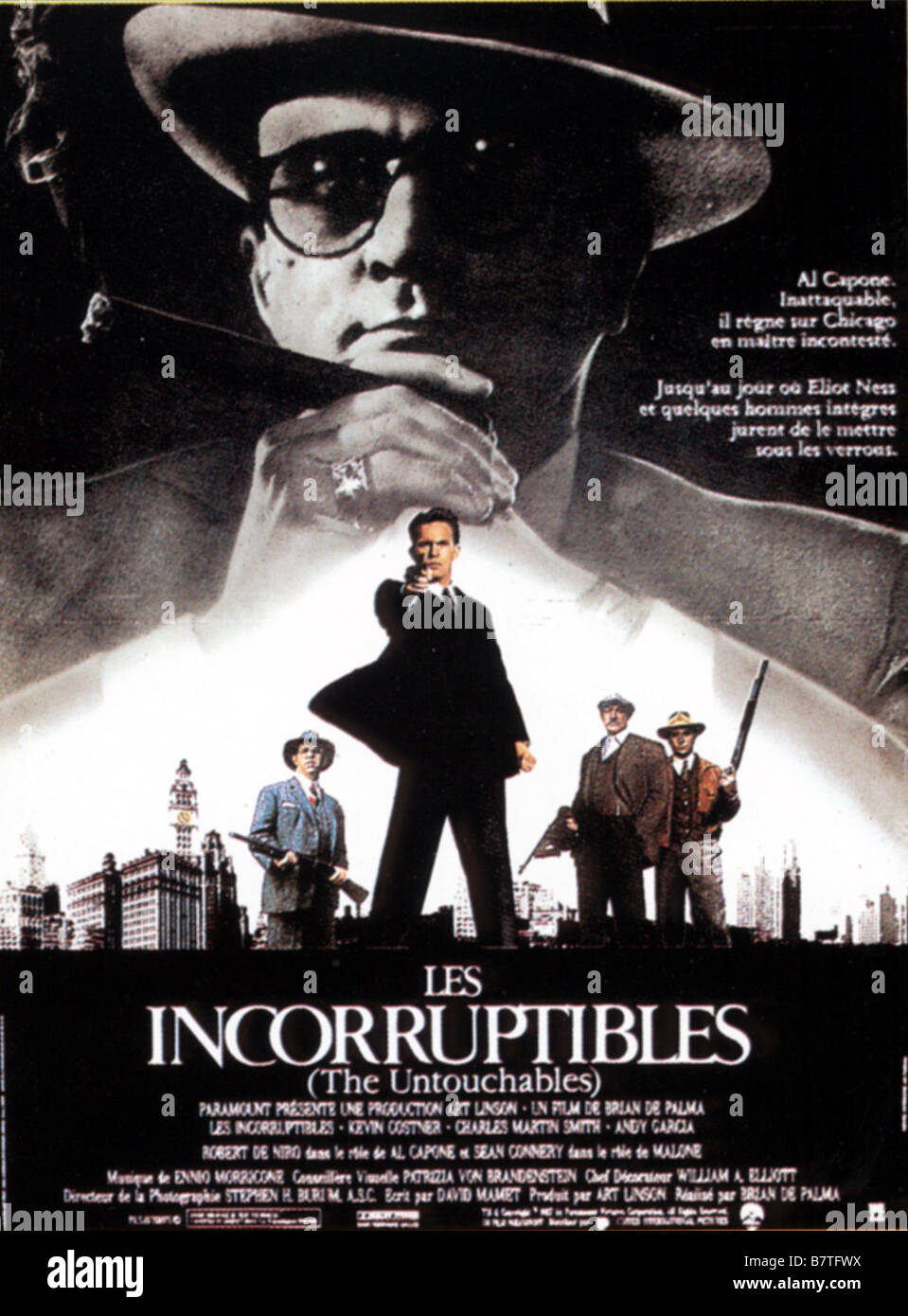 The Untouchables Year: 1987 USA Director: Brian de Palma Movie poster ...