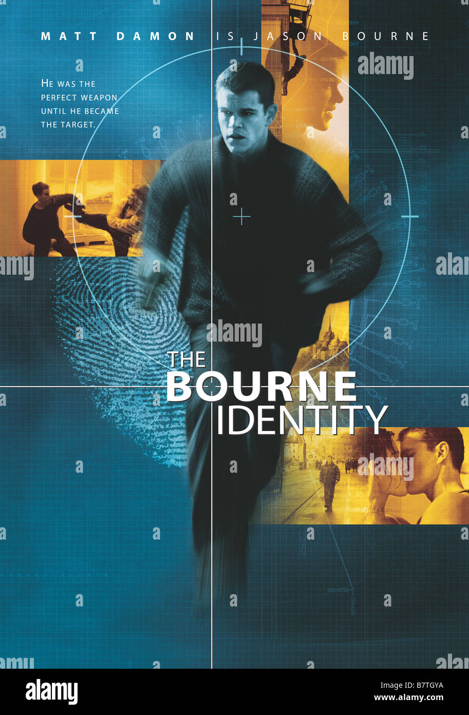 Bourne identity movie poster hi-res stock photography and images - Alamy