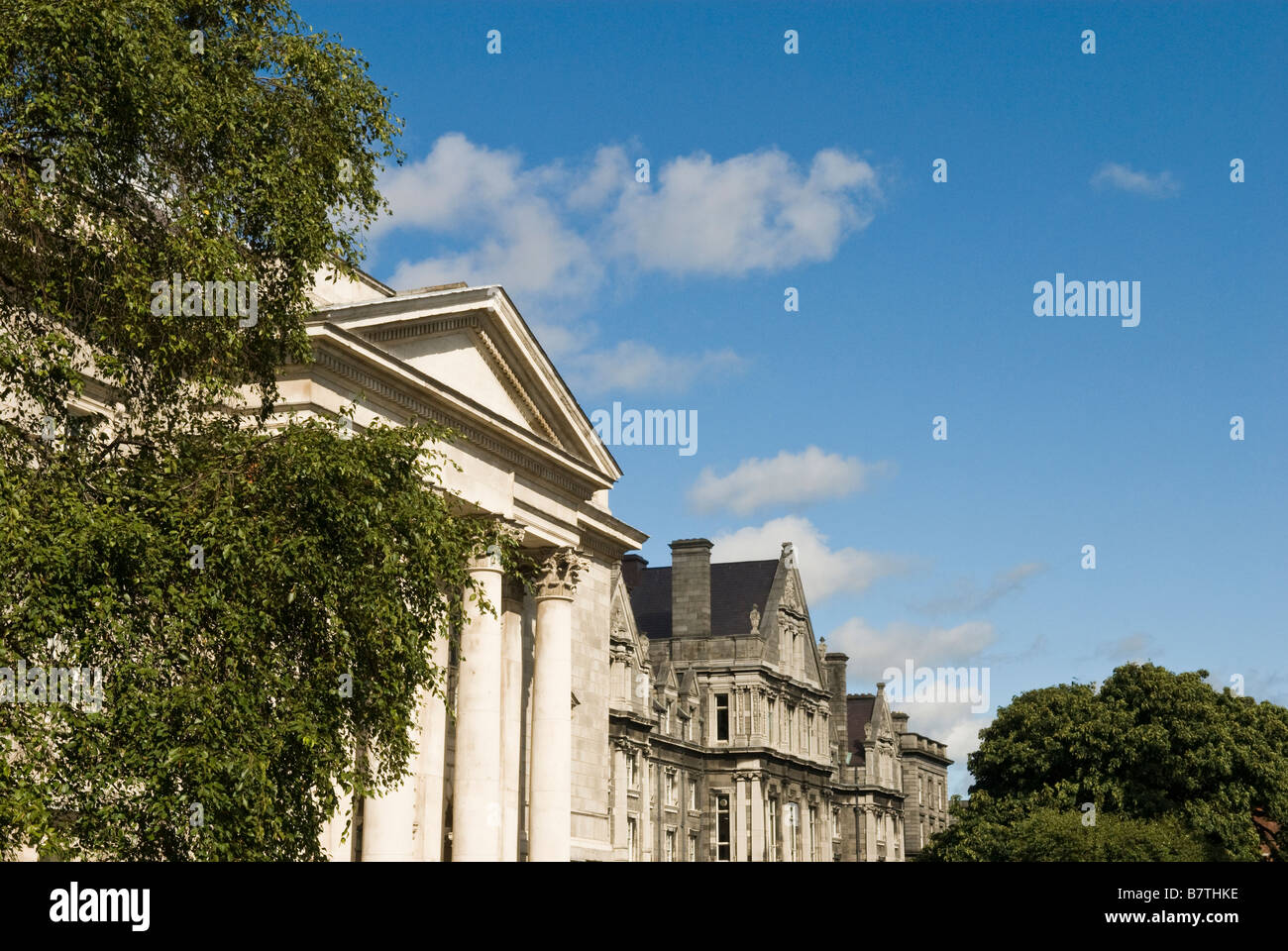 Trinity College building, Dublin Ireland, August 2006 Stock Photo - Alamy