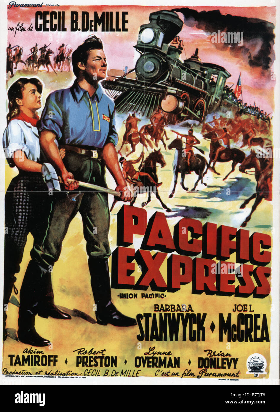 Union Pacific Year: 1939 USA Director: Cecil B. DeMille Movie poster ...