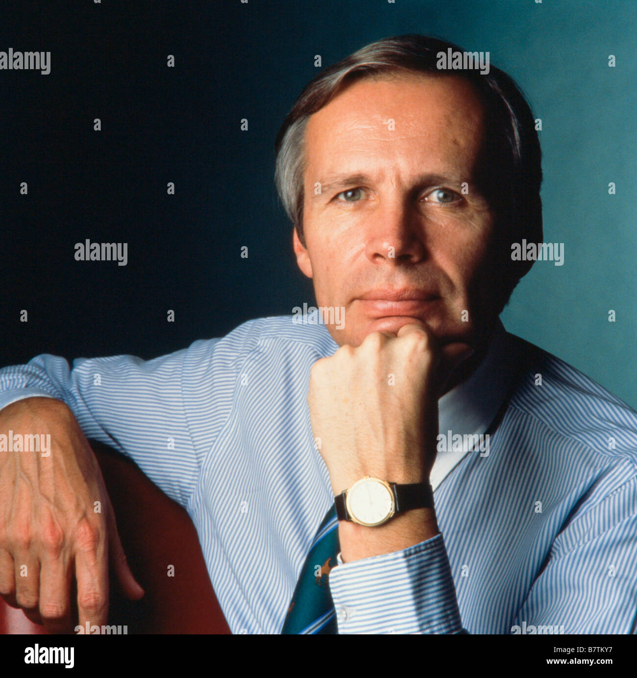 Executives at work in office, direct portrait Stock Photo - Alamy