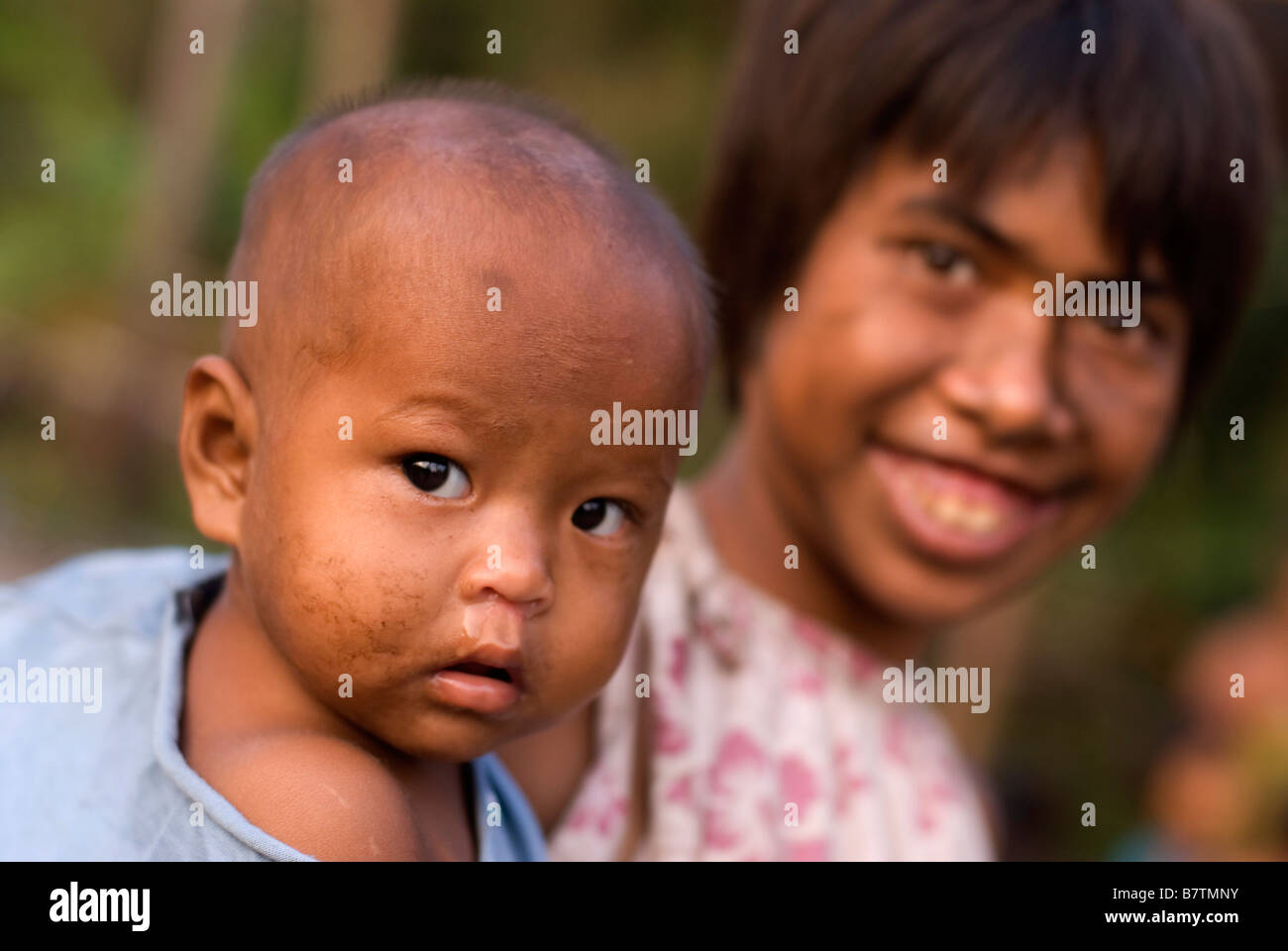 Moken children hi-res stock photography and images - Alamy