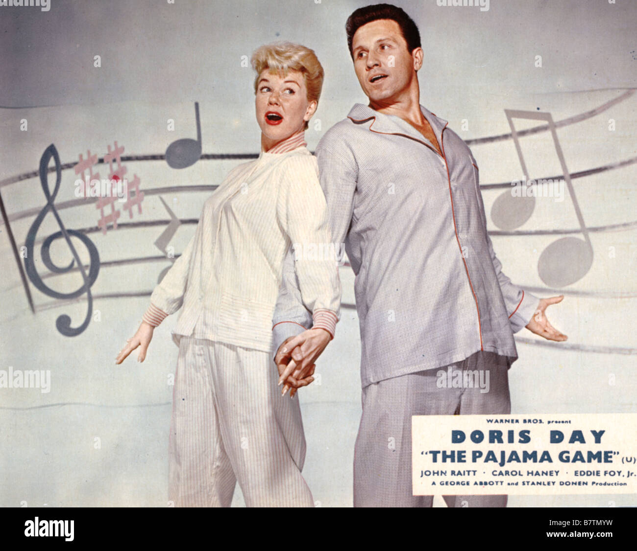 Pajama Game Doris Day 1957 Stock Photos & Pajama Game Doris Day 1957 ...