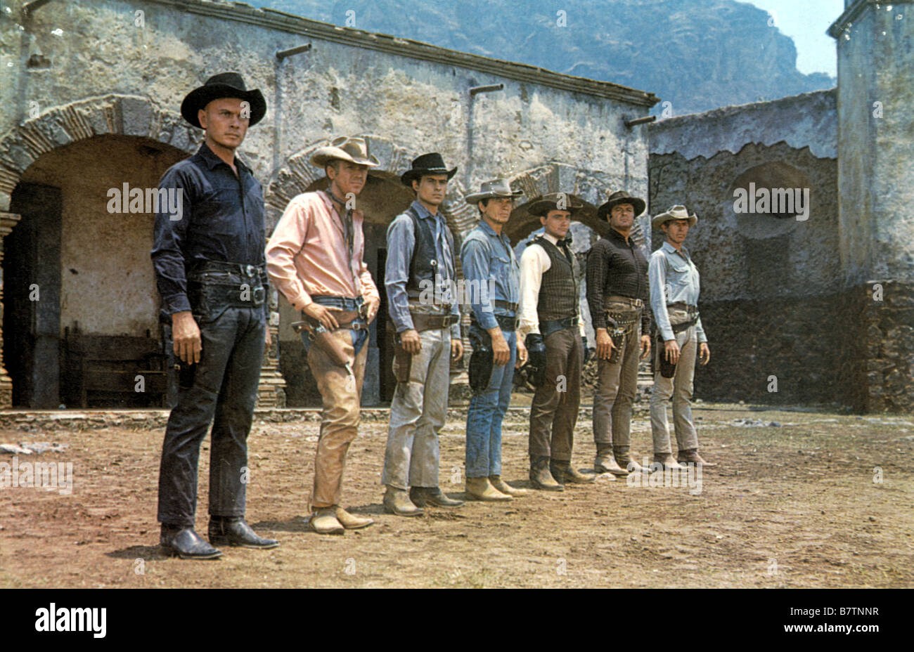 The Magnificent Seven Year: 1960 USA Horst Buchholz, Yul Brynner, Steve ...