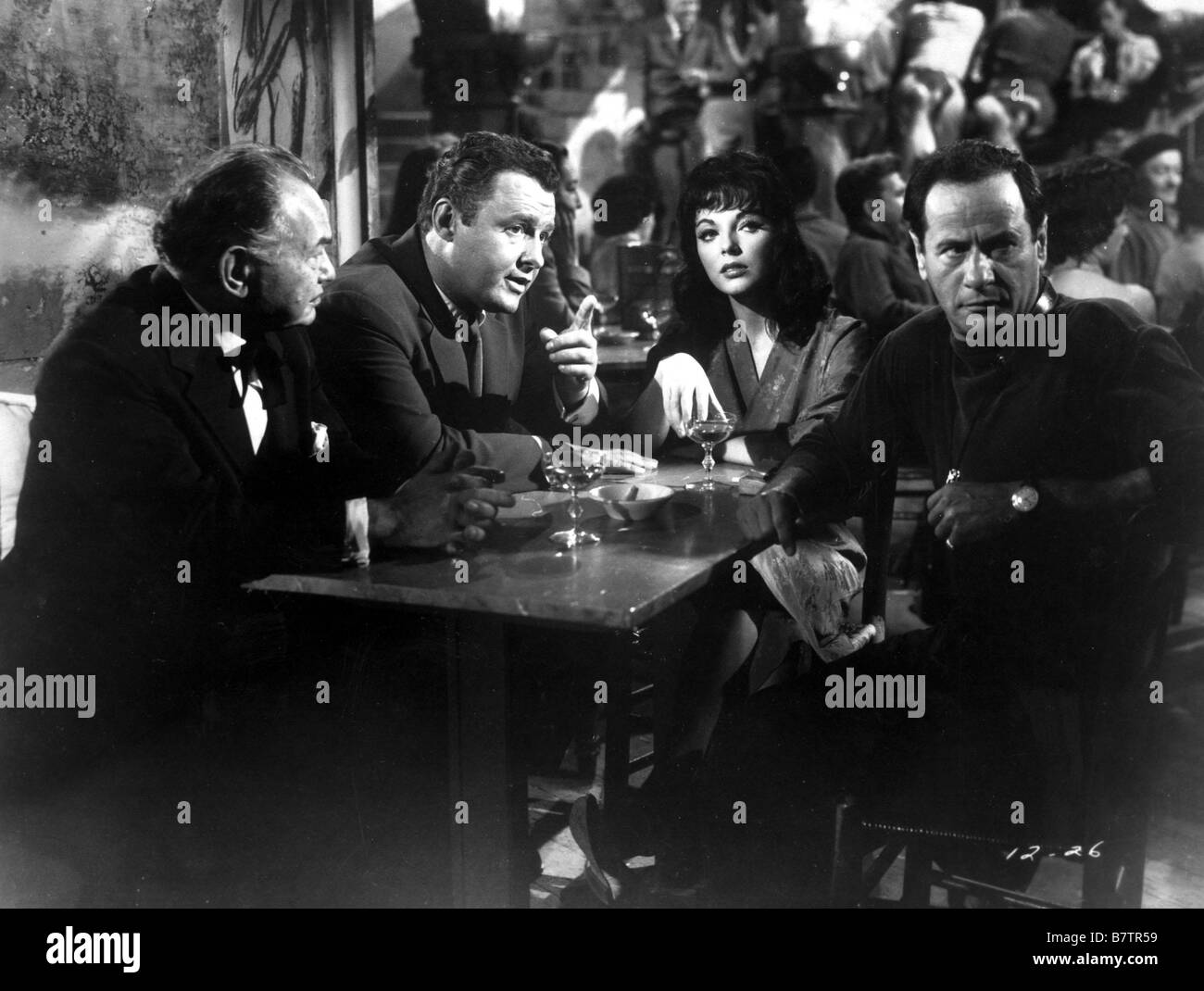 Joan collins seven thieves 1960 Black and White Stock Photos & Images ...