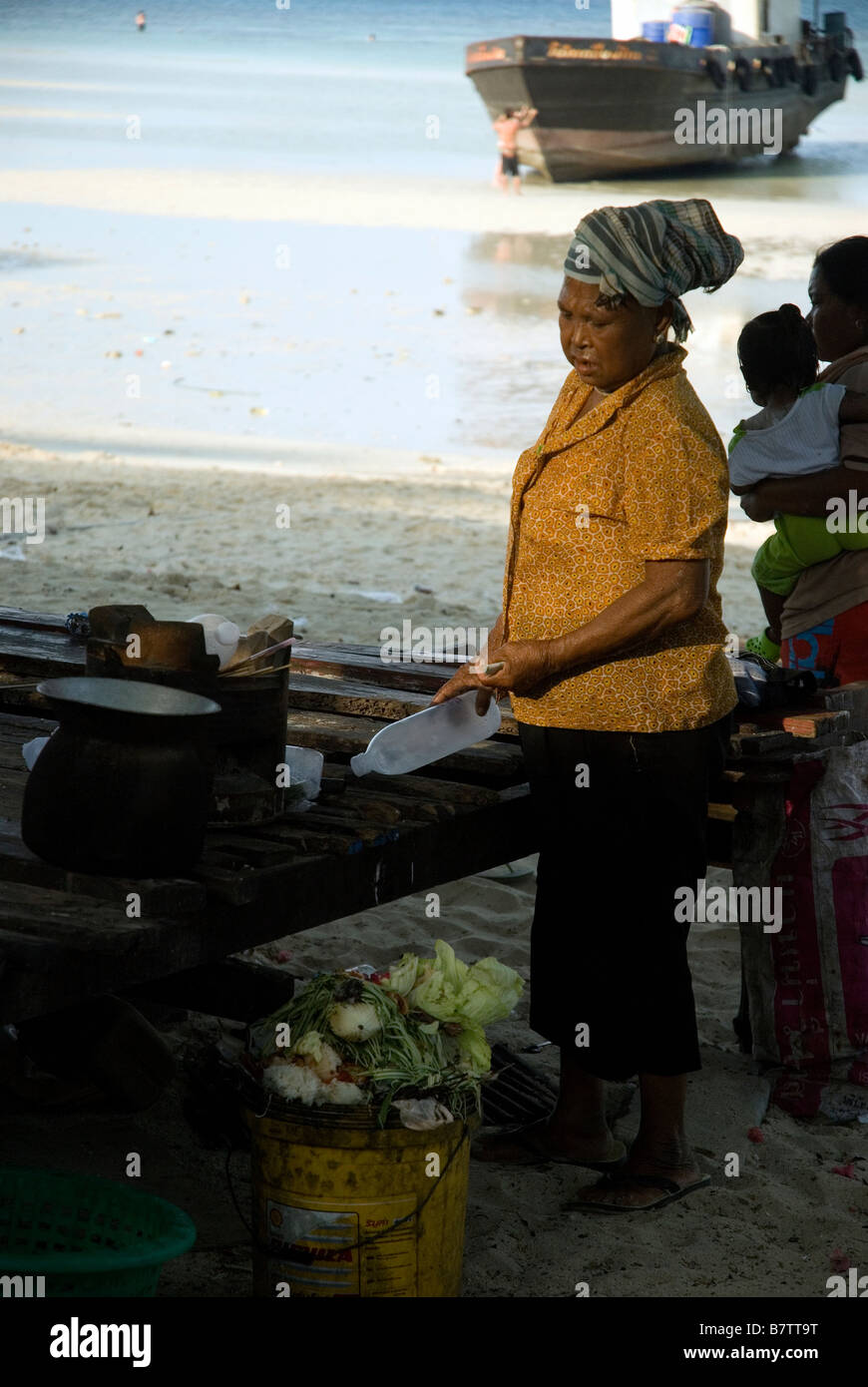 Sea Gypsy woman Stock Photo - Alamy