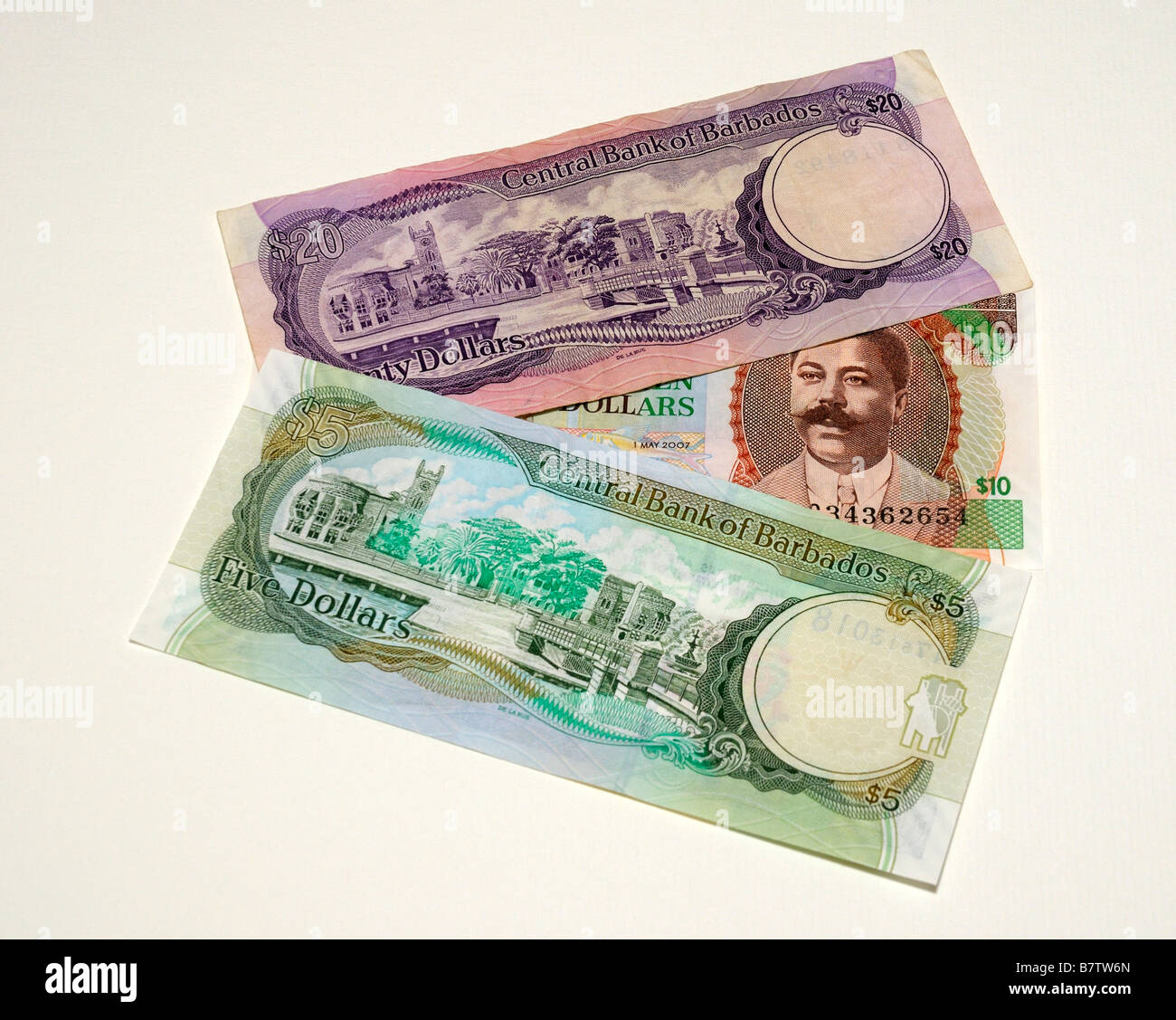 Barbados Bank Notes Stock Photo - Alamy