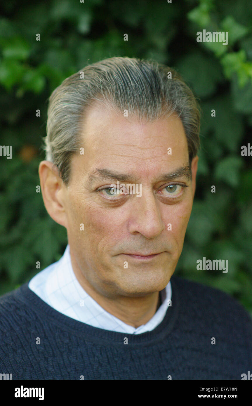 New York based author and film director Paul Auster portrait shots ...