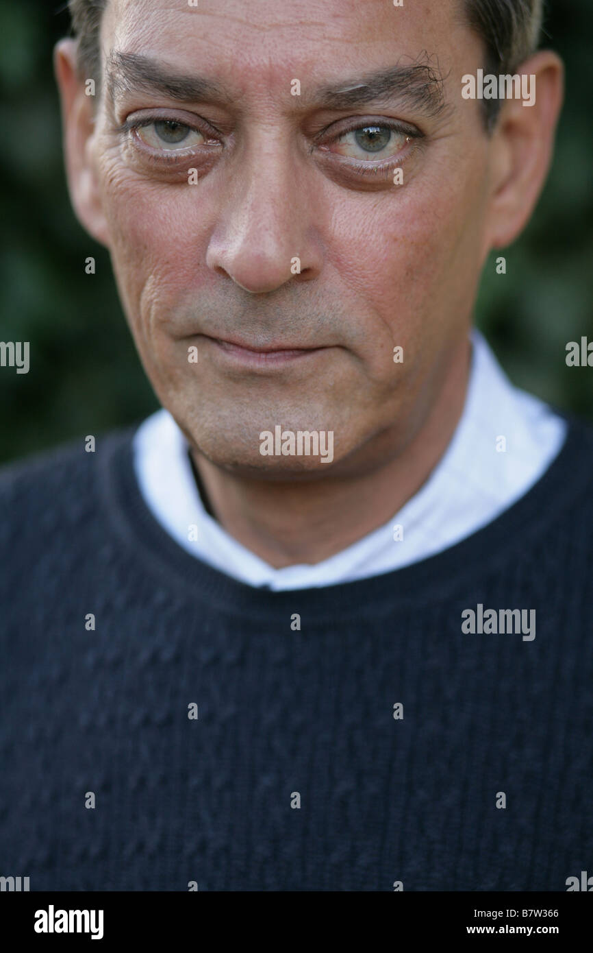 New York based author and film director Paul Auster portrait shots ...