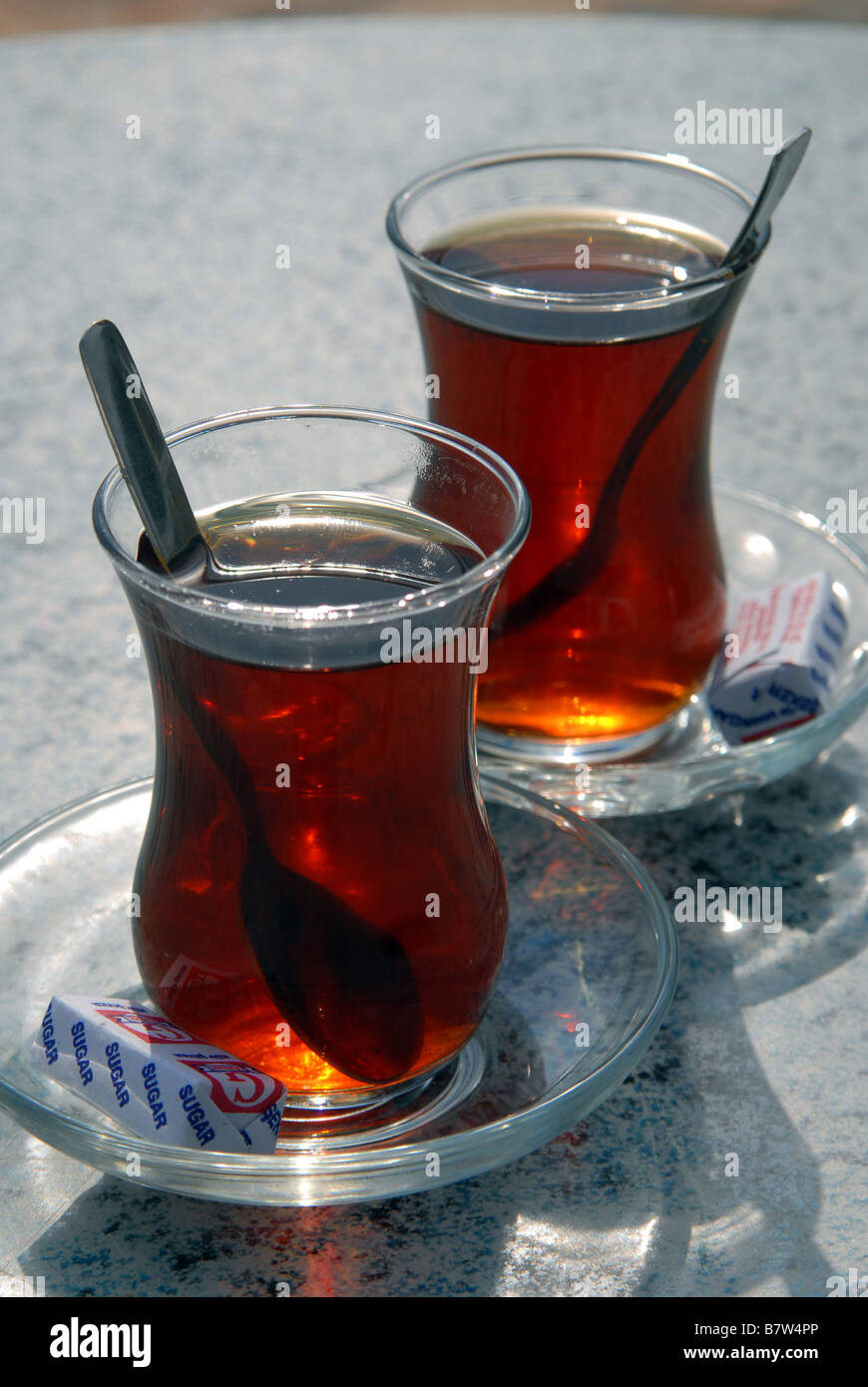 Hot turkish tea hi-res stock photography and images - Alamy