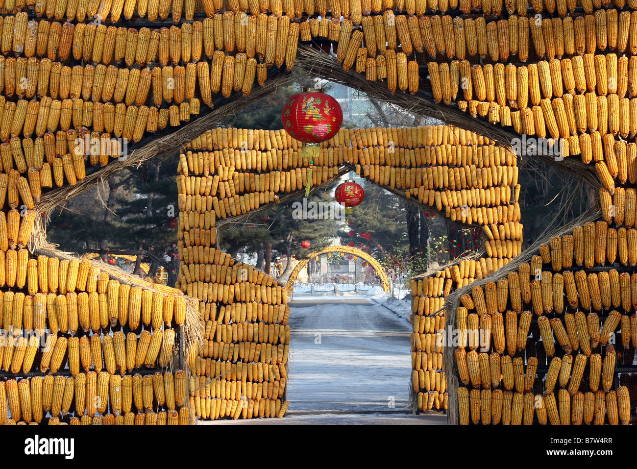 Chinese Rural Scene Stock Photo - Alamy