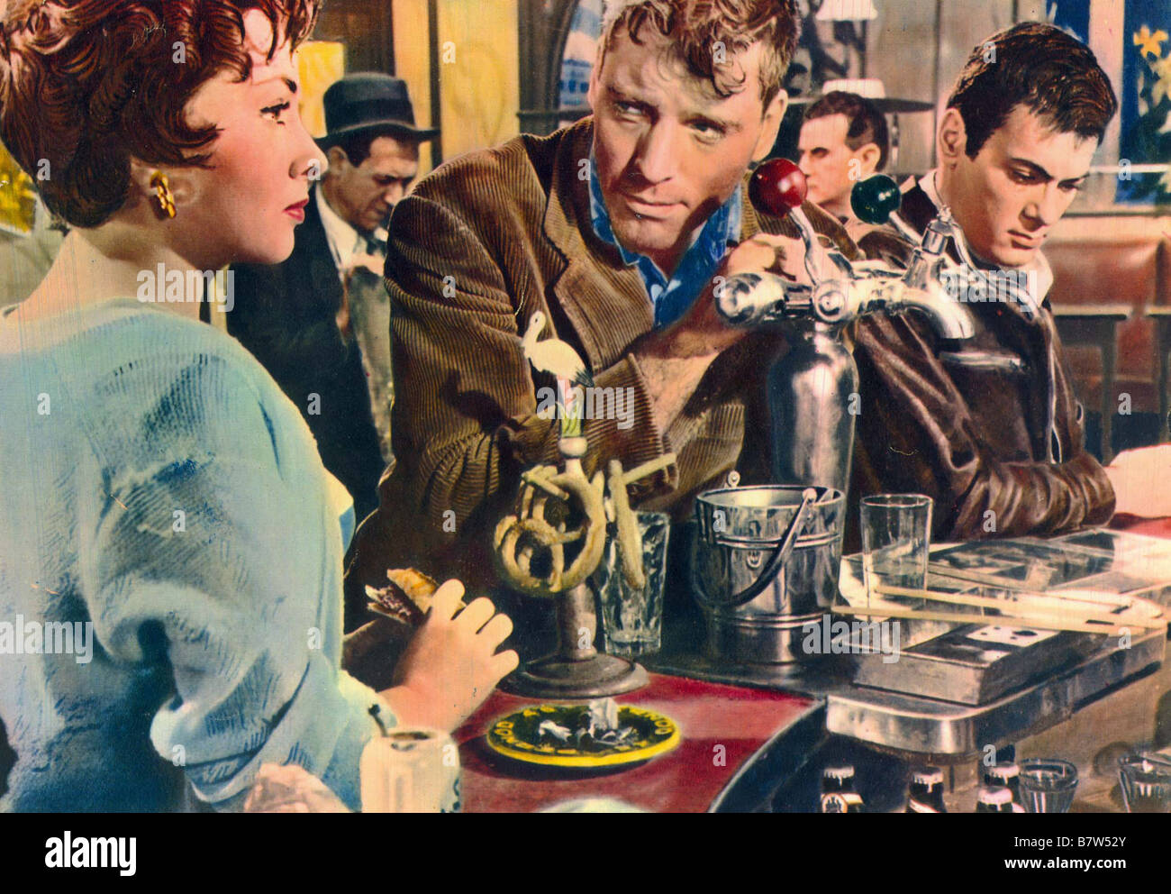 Trapeze Year: 1956 USA Burt Lancaster, Tony Curtis, Gina Lollobrigida Director: Carol Reed Stock ...