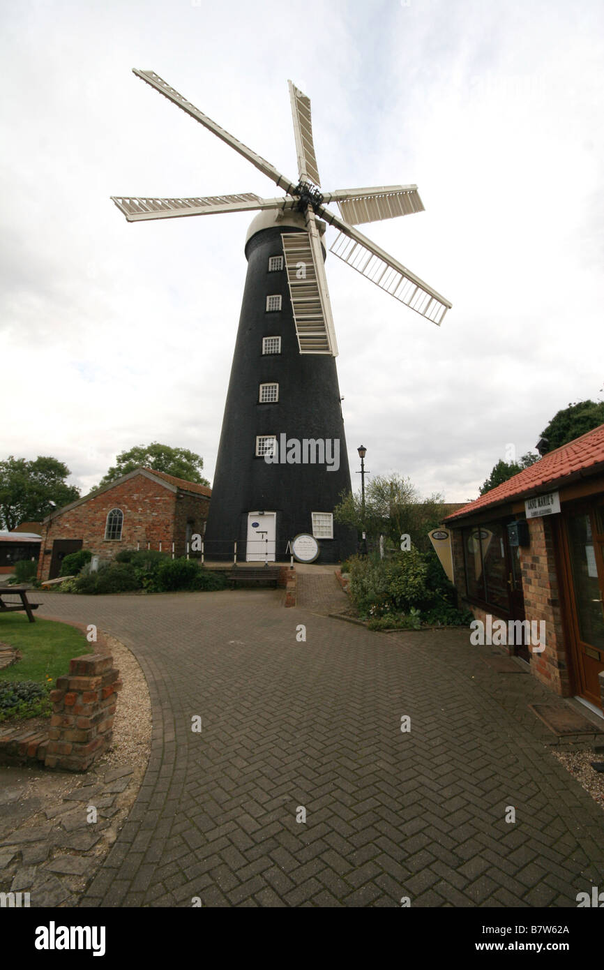 Waltham windmill near Grimsby a six storied brick tower mill with six ...