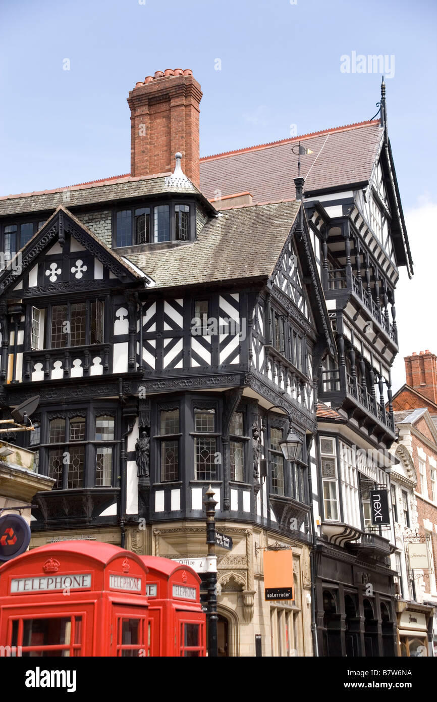 Old Half Timbered building in the centre of the old medieval city of ...
