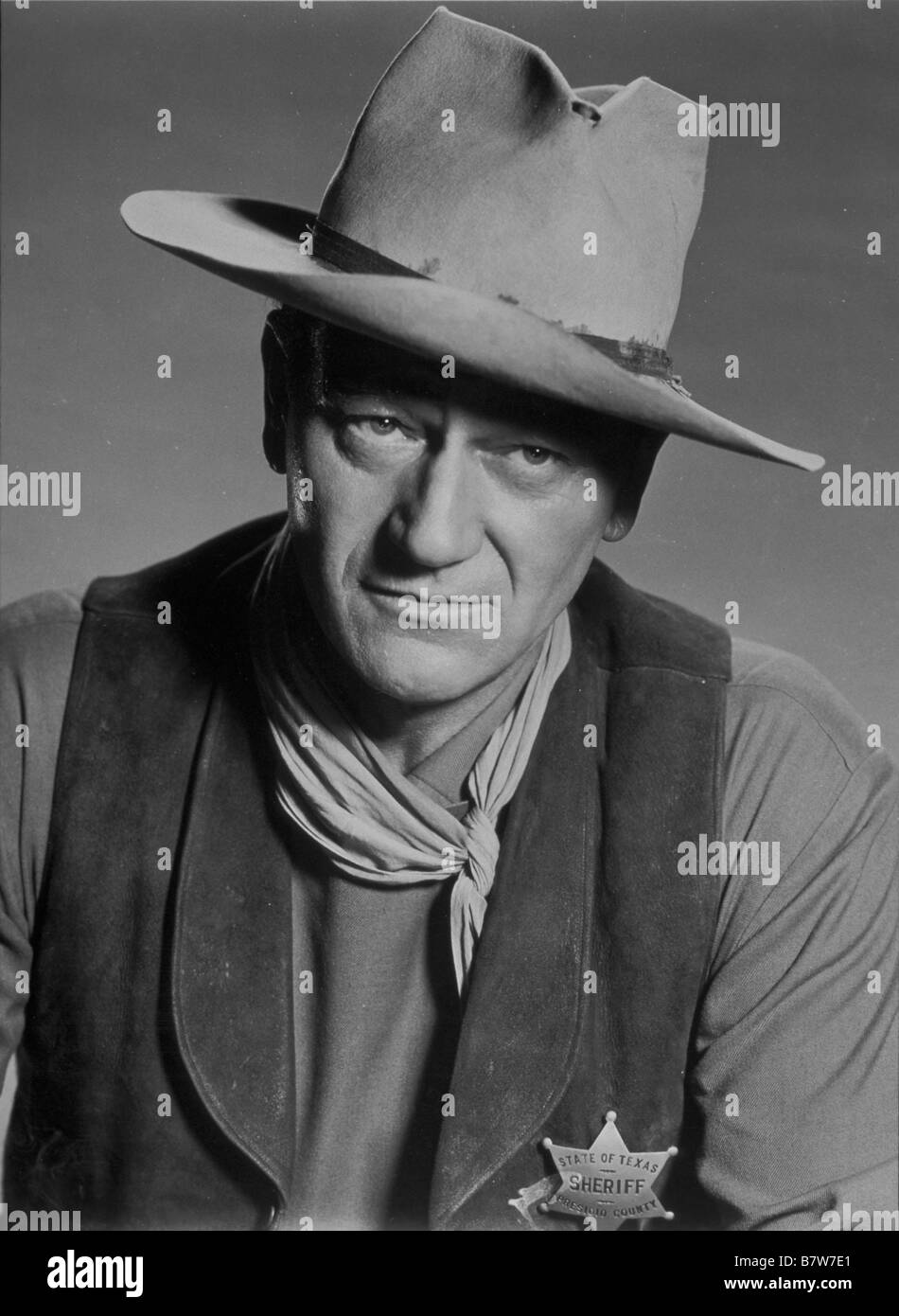 Rio Bravo Year: 1959 USA John Wayne Director: Howard Hawks Stock Photo ...
