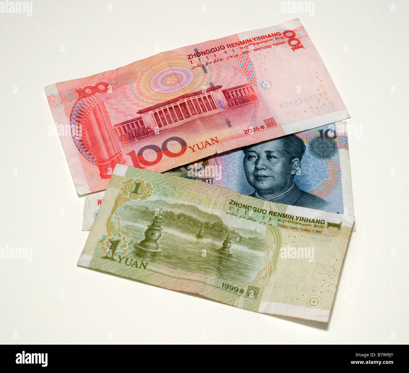 China currency notes hi-res stock photography and images - Alamy
